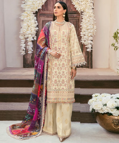 Biggest Range of Pakistani Designers Suits - Resham Fabrics