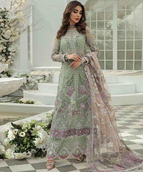 Biggest Range of Pakistani Designers Suits - Resham Fabrics