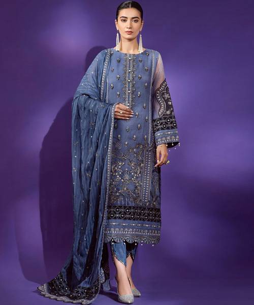 Biggest Range of Pakistani Designers Suits - Resham Fabrics