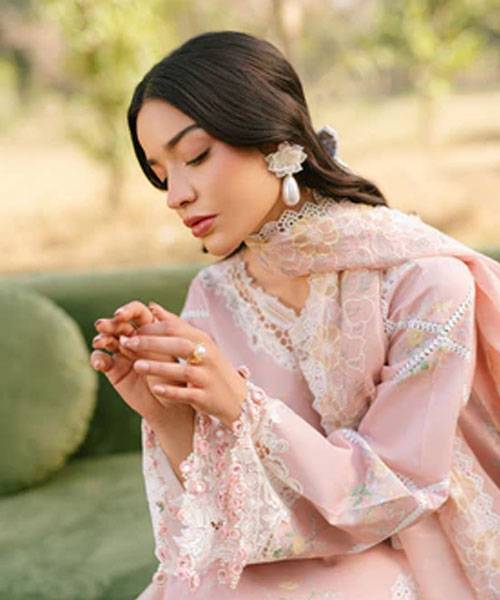 PARISHAY Ivy Bloom Luxury Lawn Collection ‘25 - Resham Fabrics
